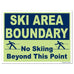 Ski Area Boundary Sign or Sticker | VictoryStore – VictoryStore.com