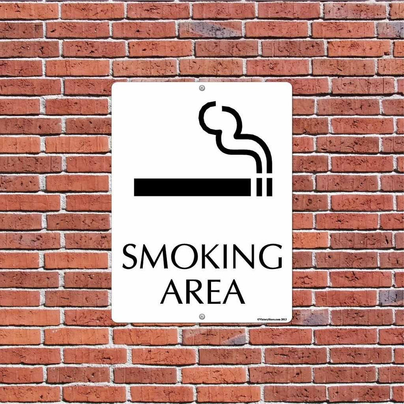 Smoking Area Sign or Sticker | VictoryStore – VictoryStore.com