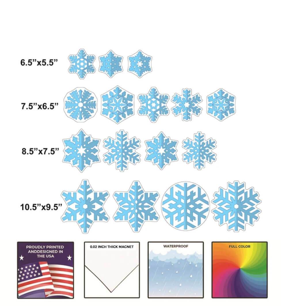 Snowflake Magnets | VictoryStore – VictoryStore.com