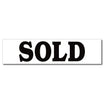 Sold Sign Rider | Real Estate Sign Riders | Red or Black Text ...