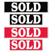 Sold Sign Rider | Real Estate Sign Riders | Solid Background ...