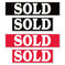 Sold Sign Rider | Real Estate Sign Riders | Solid Background ...