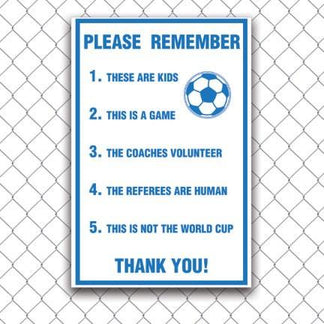 Soccer Spectator Sportsmanship Yard Signs | VictoryStore – VictoryStore.com
