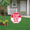 Stop Do Not Enter Octagon Sign/Sticker | VictoryStore – VictoryStore.com