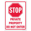 Stop: Private Property Sign or Sticker | VictoryStore – VictoryStore.com