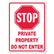 Stop: Private Property Sign or Sticker | VictoryStore – VictoryStore.com