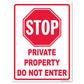 Stop: Private Property Sign or Sticker | VictoryStore – VictoryStore.com