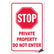 Stop: Private Property Sign or Sticker | VictoryStore – VictoryStore.com