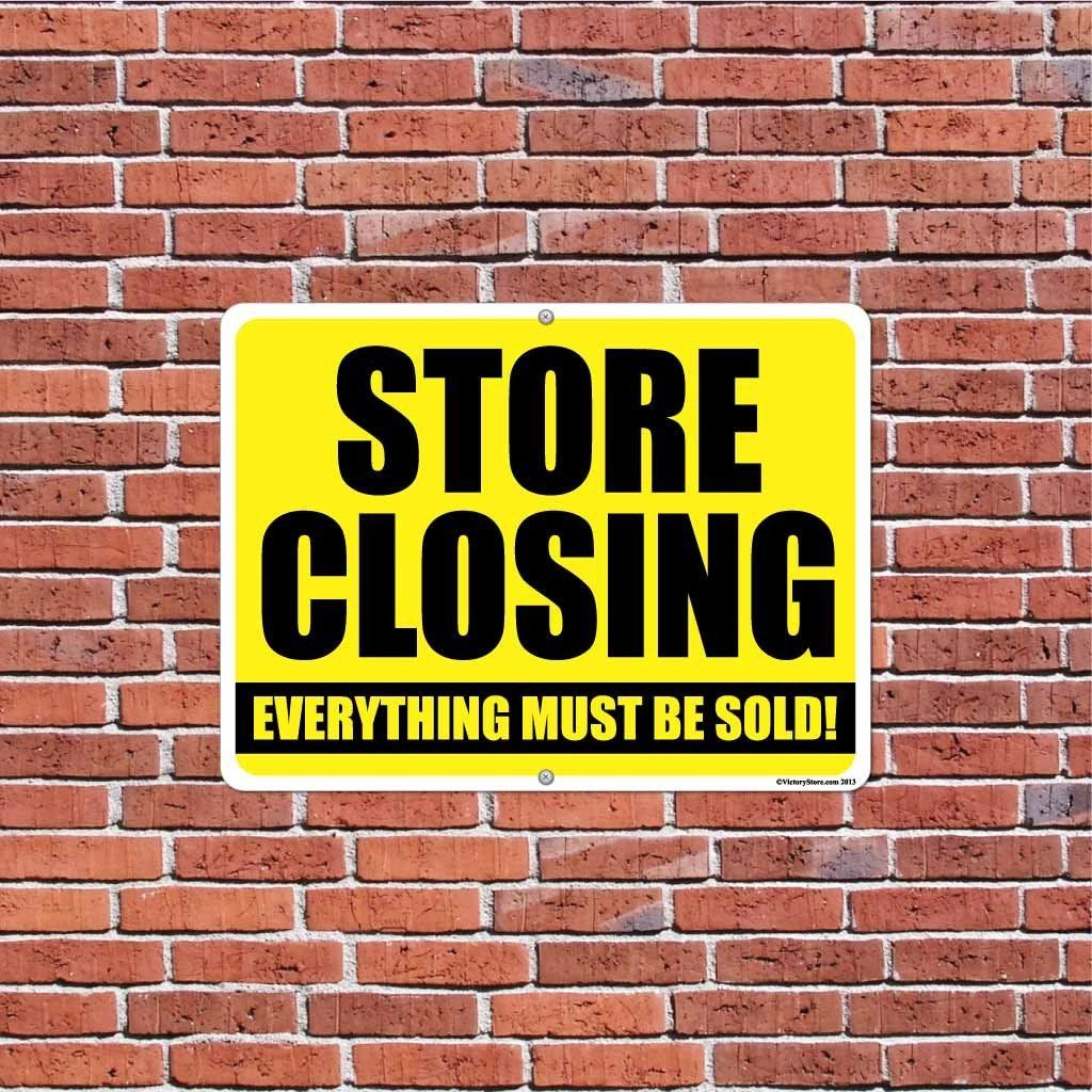 Everything Must Be Sold Sign/Sticker | VictoryStore – VictoryStore.com