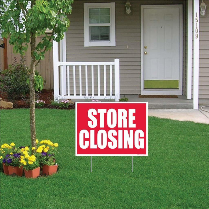 Store Closing Sign or Sticker | VictoryStore – VictoryStore.com