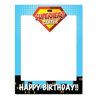 Superhero Photo Booth Frame and Props | VictoryStore – VictoryStore.com