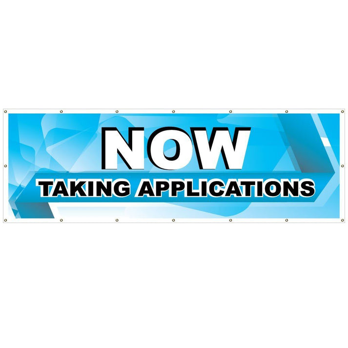 Taking Applications Vinyl Banner | VictoryStore – VictoryStore.com