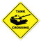 Tank Crossing Aluminum Sign or Sticker | VictoryStore – VictoryStore.com