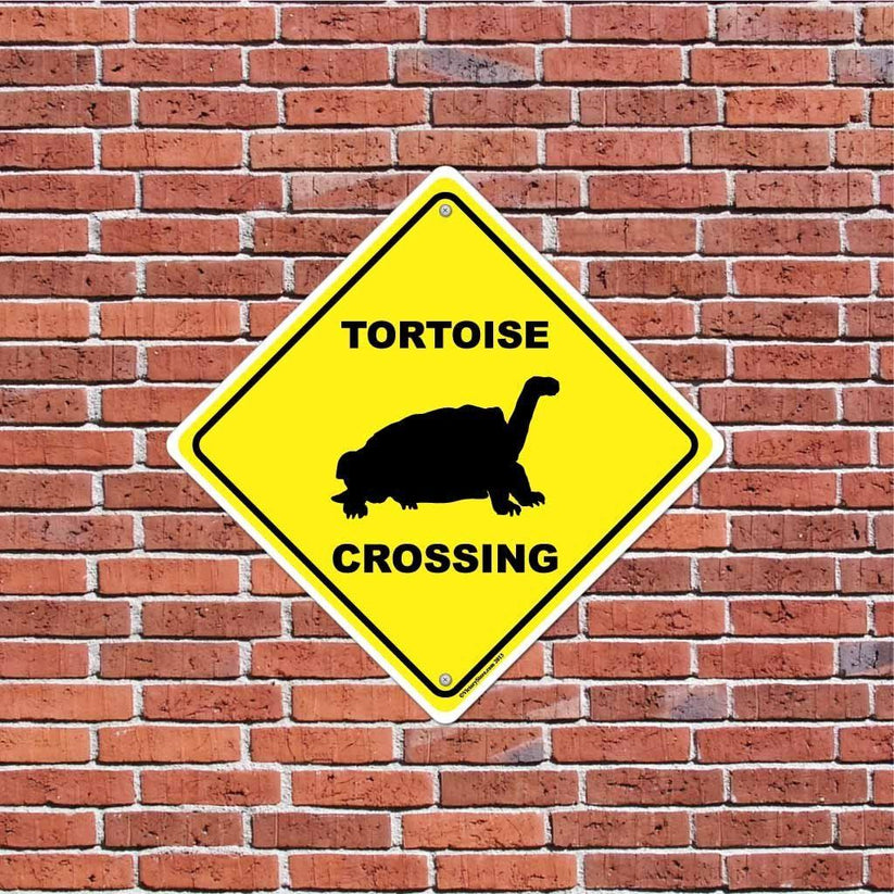 Tortoise Crossing Aluminum Sign or Sticker | VictoryStore ...