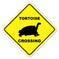 Tortoise Crossing Aluminum Sign or Sticker | VictoryStore ...