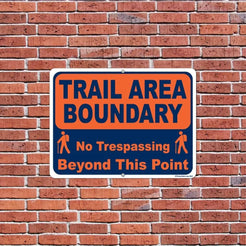 Trail Area Boundary Sign or Sticker | VictoryStore – VictoryStore.com