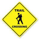 Trail Crossing Aluminum Sign or Sticker | VictoryStore – VictoryStore.com