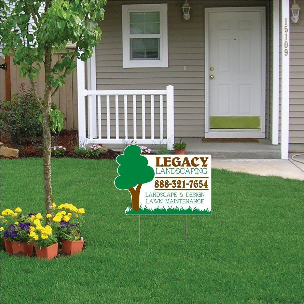 Tree Shaped Yard Sign | VictoryStore – VictoryStore.com