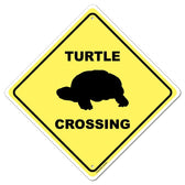 Turtle Crossing Aluminum Sign or Sticker | VictoryStore – VictoryStore.com