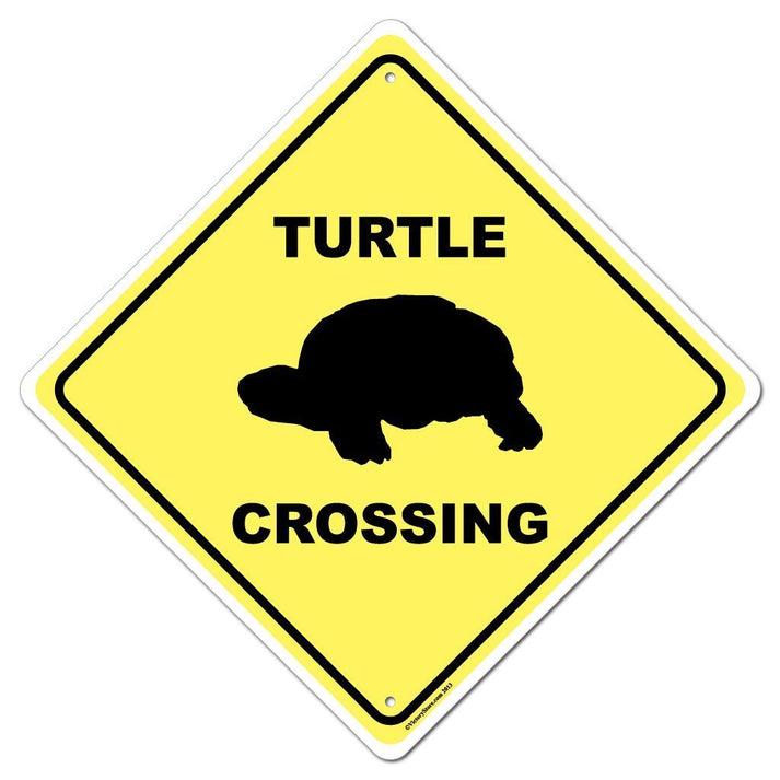 Turtle Crossing Aluminum Sign or Sticker | VictoryStore – VictoryStore.com