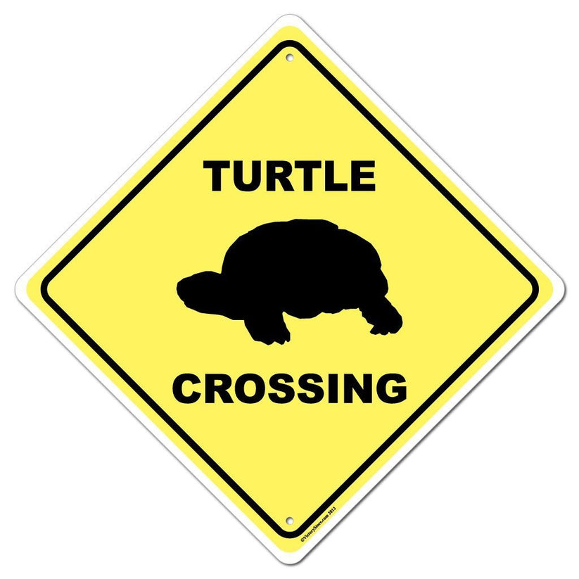 Turtle Crossing Aluminum Sign or Sticker | VictoryStore – VictoryStore.com