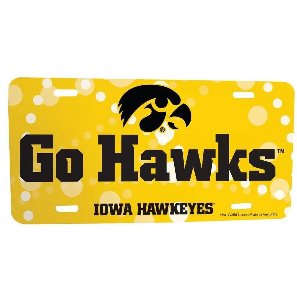 University of Iowa Go Hawks License Plate | VictoryStore – VictoryStore.com