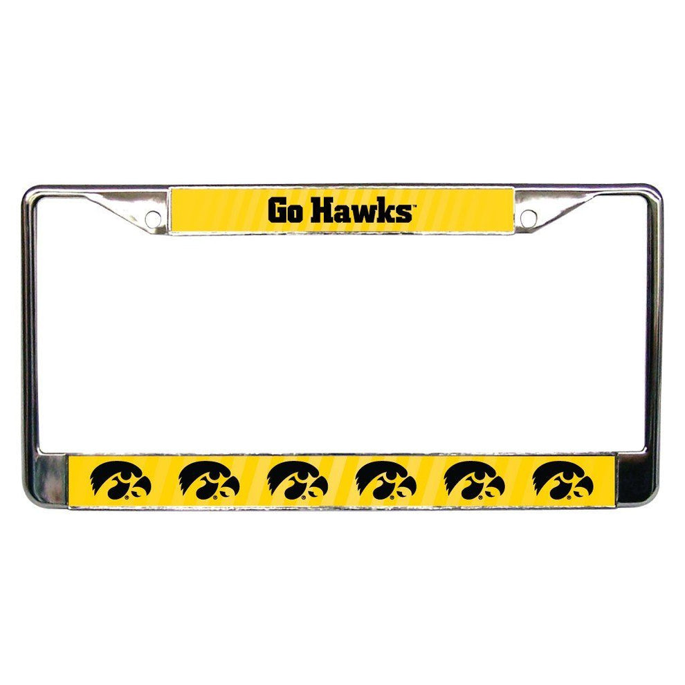 Iowa Hawkeyes Go Hawks License Plate Frame | VictoryStore ...
