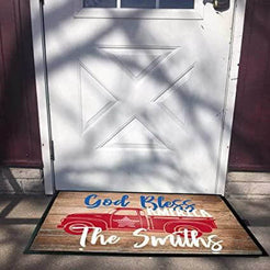 Custom God Bless America Doormat | VictoryStore – VictoryStore.com