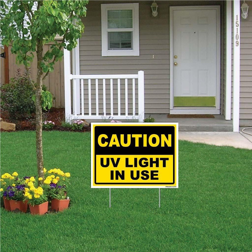 UV Light in Use Sign or Sticker | VictoryStore – VictoryStore.com