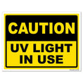 UV Light in Use Sign or Sticker | VictoryStore – VictoryStore.com