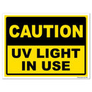 UV Light in Use Sign or Sticker | VictoryStore – VictoryStore.com