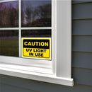 UV Light in Use Sign or Sticker | VictoryStore – VictoryStore.com