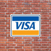 Visa Credit Card Sign or Sticker | VictoryStore – VictoryStore.com