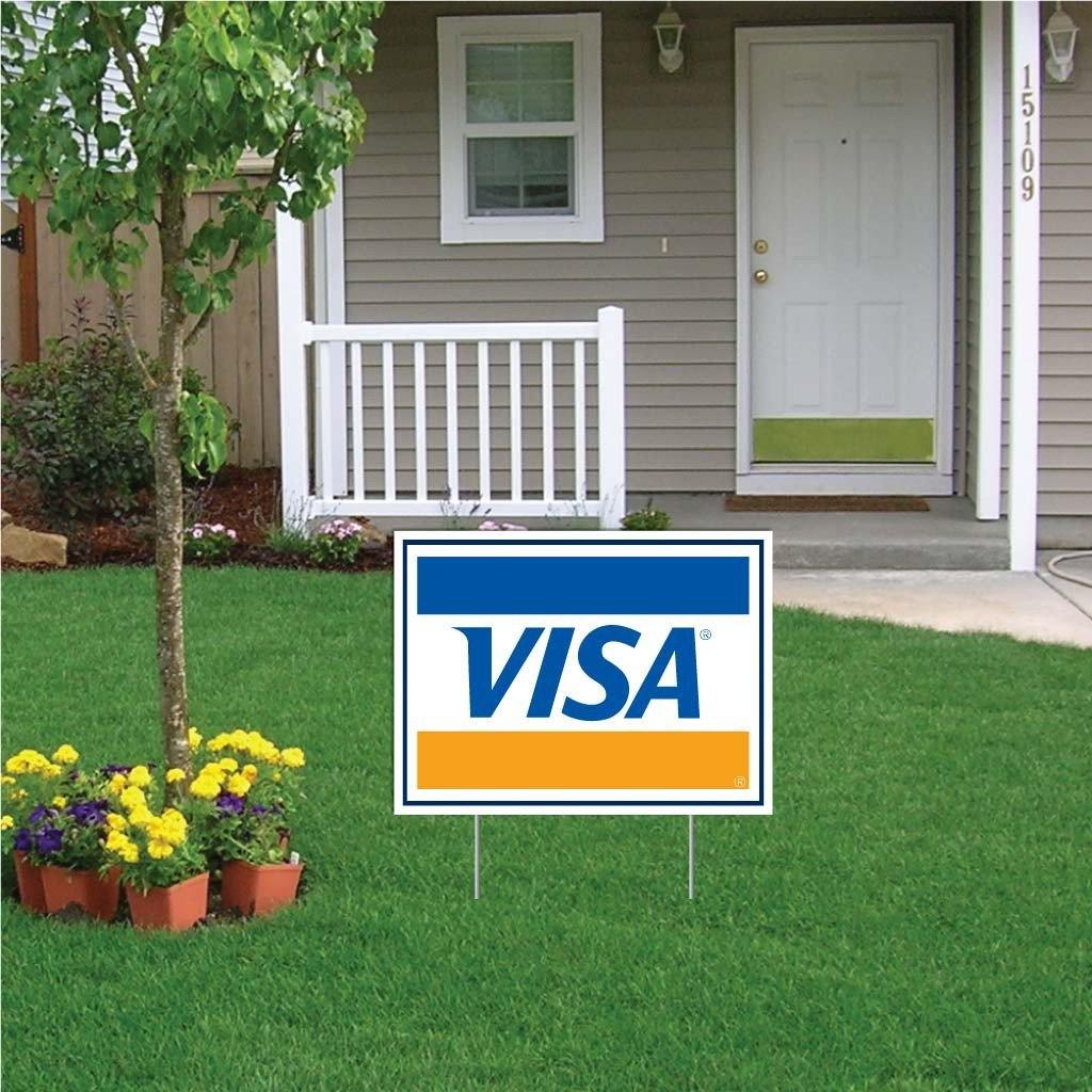 Visa Credit Card Sign or Sticker | VictoryStore – VictoryStore.com
