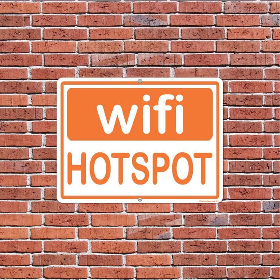 Wi-Fi Hotspot Sign or Sticker | VictoryStore – VictoryStore.com