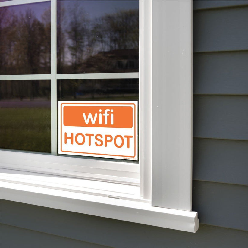 Wi-Fi Hotspot Sign or Sticker | VictoryStore – VictoryStore.com