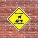 Wildlife Crossing Aluminum Sign or Sticker | VictoryStore ...