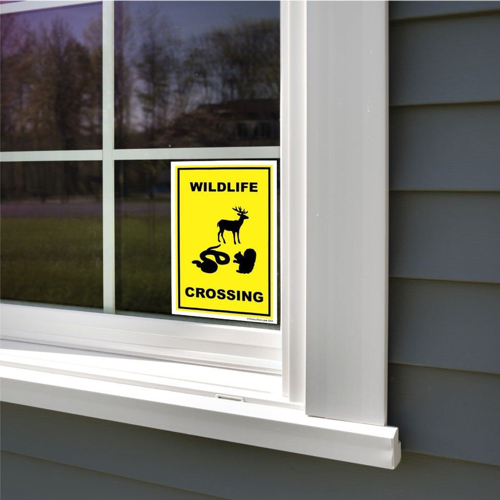 Wildlife Crossing Aluminum Sign or Sticker | VictoryStore ...