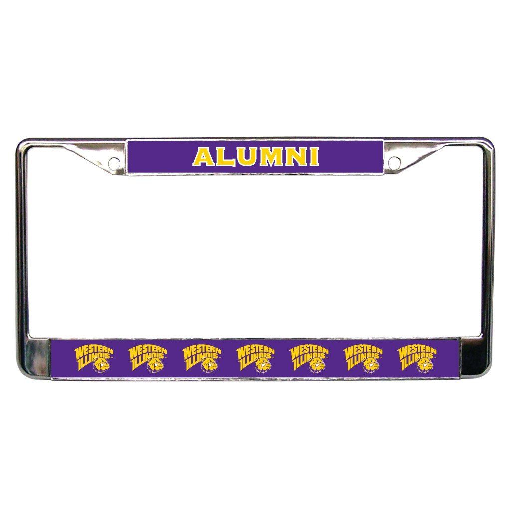 Western Illinois Alumni License Plate Frame | VictoryStore ...