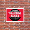 You Are Being Watched Sign/Sticker | VictoryStore – VictoryStore.com