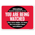 You Are Being Watched Sign/Sticker | VictoryStore – VictoryStore.com