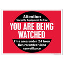 You Are Being Watched Sign/Sticker | VictoryStore – VictoryStore.com