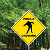 Zombie Crossing Aluminum Sign or Sticker | VictoryStore – VictoryStore.com