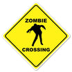 Zombie Crossing Aluminum Sign or Sticker | VictoryStore – VictoryStore.com