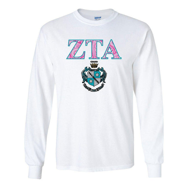 Zeta Tau Alpha Long Sleeve T-shirt | VictoryStore – VictoryStore.com